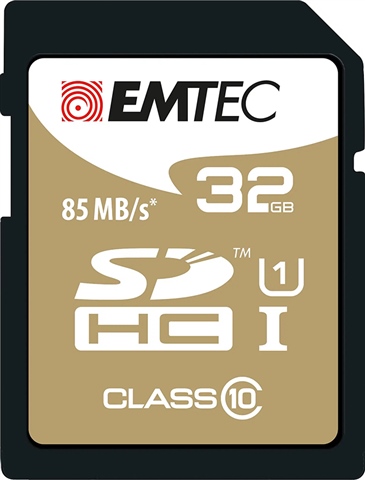 Emtc Gold+ 32GB SDHC UHS-I U1 C10 85MB/s - CeX (AU): - Buy, Sell, Donate